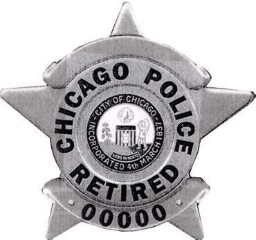 Chicago Police Commemorative Badge Chicago Police Miniature Star
