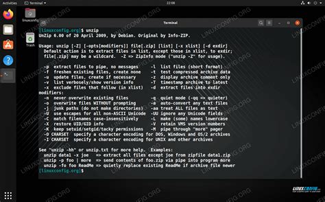 Jak Rozpakować Plik Zip Z Wiersza Poleceń I Gui Ilinuxgeek