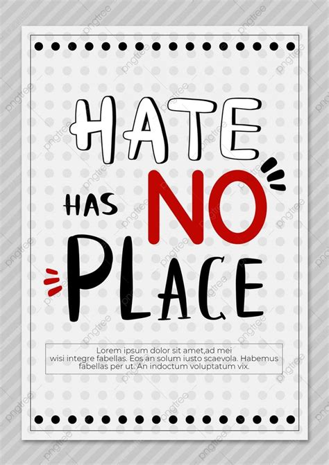 Gray Background Asian Hatred Poster Template Download On Pngtree