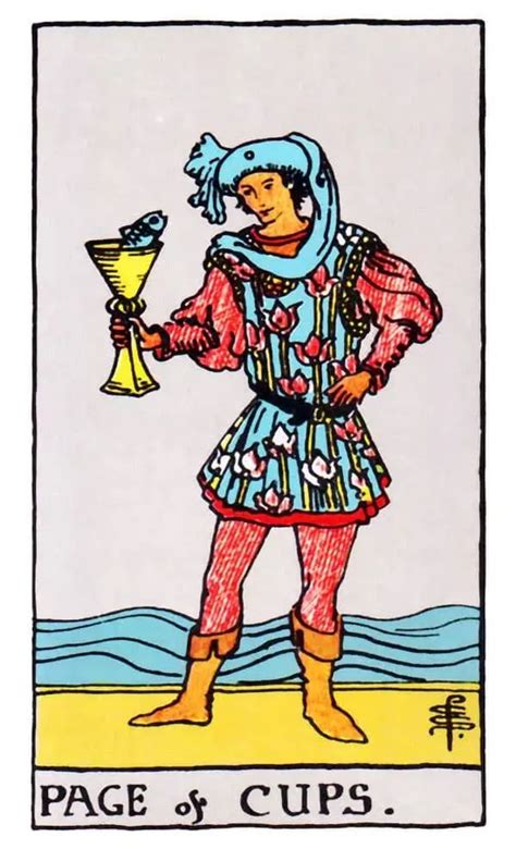 Page Of Cups Tarot Card Meaning Artofit