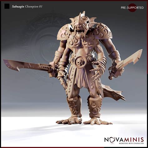 Sahuagin Champion 01 By Novaminis Minihoarder