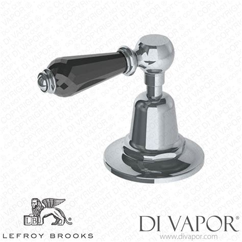 Lefroy Brooks La Chapelle Deck Mounted Two Way Diverter With Black