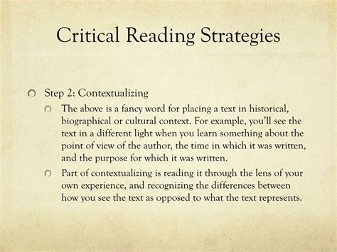 Ppt Reading Critically Powerpoint Presentation Free Download Id