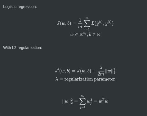 Machine Learning L2 Regularization In Logistic Regression Vs Nn