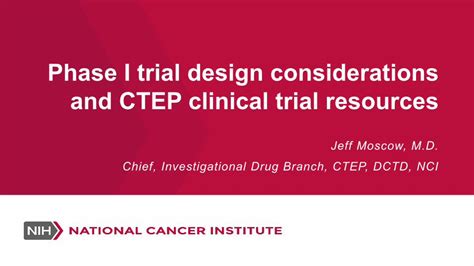 Pdf Phase I Trial Design Considerations And Ctep Clinical Dokumentips
