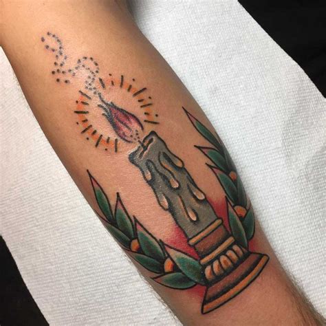 Candle Tattoo Ideas That Will Remind You Of The Eternal Presence 🕯️