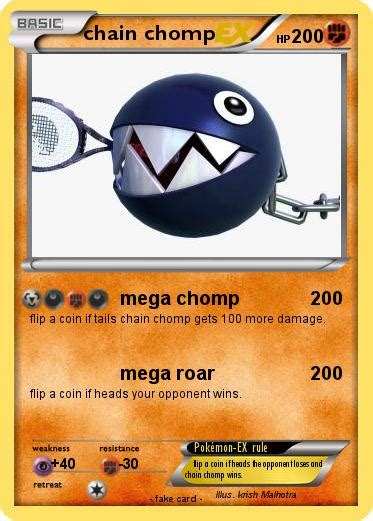 Pokémon Chain Chomp 124 124 Mega Chomp My Pokemon Card