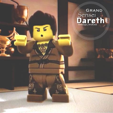 Lego Brown Ninja Minifigure