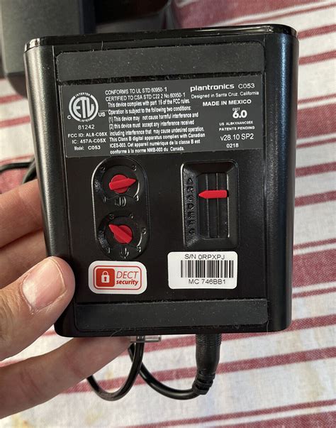 Plantronics C053 Dect 60 Wireless Headset Charging Cradle Co53 Tested Ebay