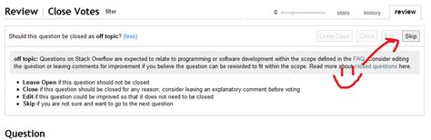 Drop Delay For Skip And Increase It For Action Review Buttons Meta Stack Exchange