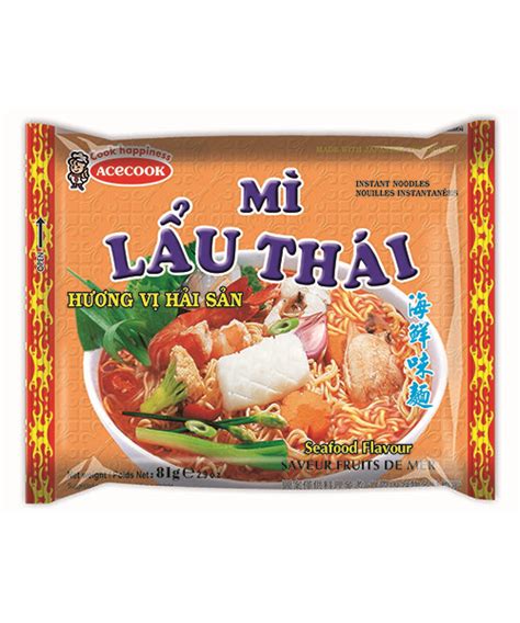 Mi Lau Thai Instant Noodles Seafood Flavour Asco Foods