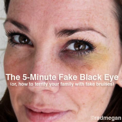 How To Create A Black Eye Without Makeup Saubhaya Makeup