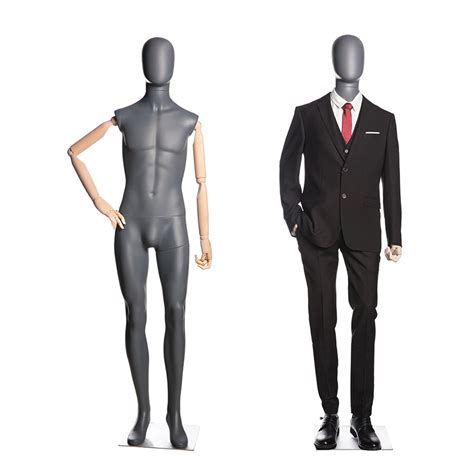 Jonas 3 Life Size Male Mannequin With Articulated Wooden Arms Full
