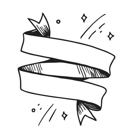 Black And White Ribbon 50210889 Vector Art At Vecteezy