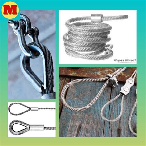 Moreflex Enterprises Customized Cable Wire Rope Assembly Wire Ropes Are Used Dynamically For