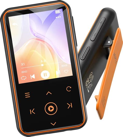 Agptek 64gb Mp3 Player With Clip 1 8 Inch Bluetooth 5 3