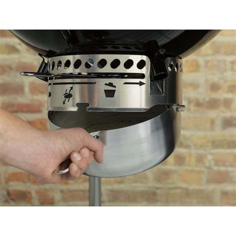 Weber Performer Premium 22 In W Black Kettle Charcoal Grill 15401001 At