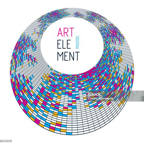 최소한의 기하학적 벡터 아트 모자이크 타일의 아름 다운 차원 그림 현대 유행 템플릿을 복사 및 텍스트에 대 한 공간 안내 책자