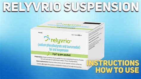 Relyvrio Suspension How To Use Uses Dosage Side Effects Contraindications Youtube