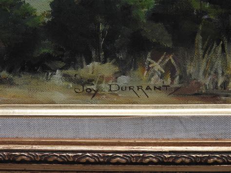 Lot An Original Oil On Board By Lady Joy Durrant