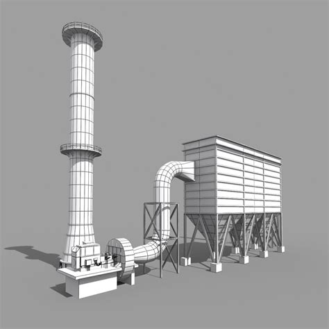 Deduster System 3d Model Cgtrader