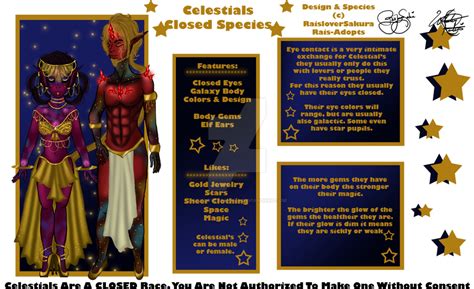 Celestials Specie Sheet Updated By Raisloversakura On Deviantart
