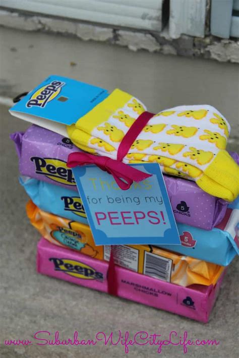 Thanks For Being My Peeps Free Printable Suburban Wife City Life