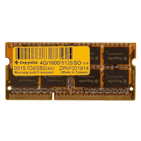 Zeppelin 4gb Ddr3 1600mhz Laptop Memoryram Matrix Warehouse Computers