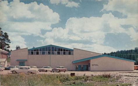 Cloudcroft High School New Mexico Postcard