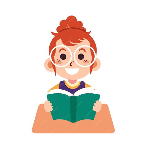 Premium Vector Female Nerd Illustration