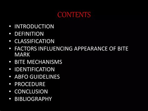 Bite Marks Forensic Dentistry Pptx