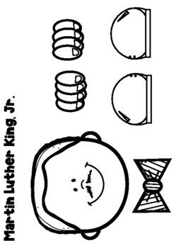 Martin Luther King Jr Printable Craft And Writing Paper By Smore Reading