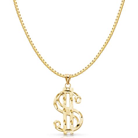 Gold Dollar Sign Chain