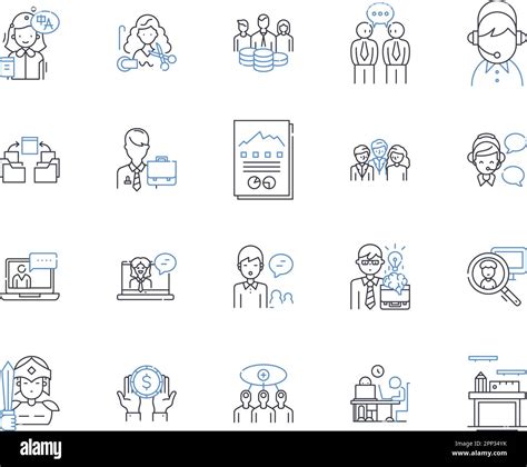 Communication Skills Line Icons Collection Expression Articulation Listening Persuasion