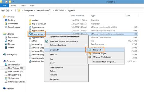 hyper v components is not running nested in vmware workstation