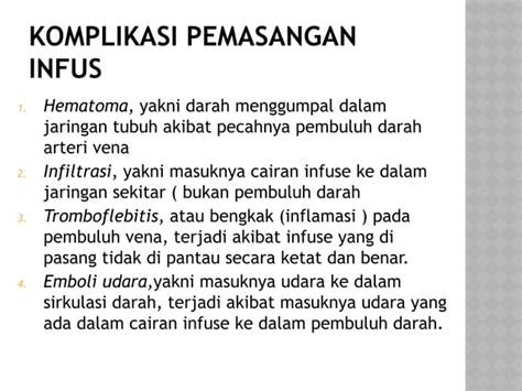 Pemasangan Ivfd Yang Benar Sesuai Dengan Sytandar Yang Di Perhatikan Pptx