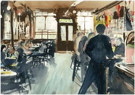 High Quality Print Inside Bennets Watercolor Landscape Watercolor