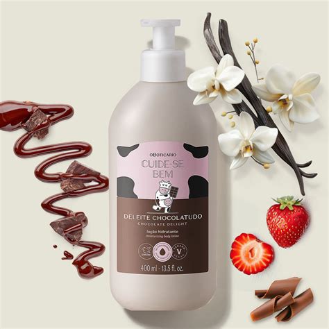 Cuide Se Bem Delight Chocolate Moisturizing Body Lotion 400ml Yby Beauty