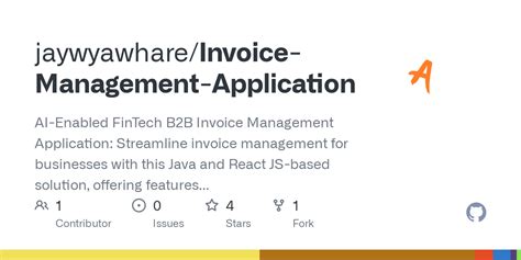 Github Jaywyawhareinvoice Management Application Ai Enabled Fintech