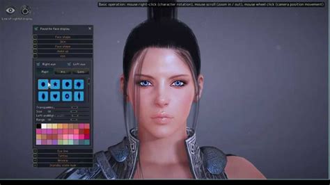Black Desert Online Intro To Eye Customization Youtube