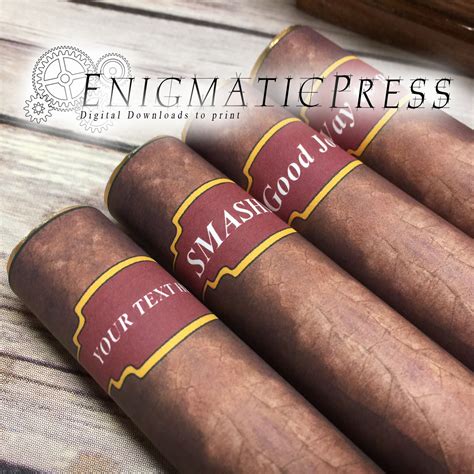 Cigar Styles Rolo Wrapper Labels Congratulations And Etsy