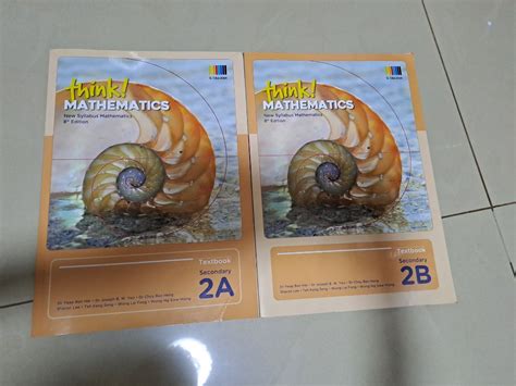 Sec 2 Math Textbook Hobbies And Toys Books And Magazines Textbooks On