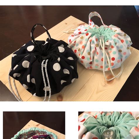 Drawstring Makeup Bag Etsy