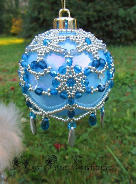 Beading Pattern Beading Tutorial Beading Snowflake Ornament Cover Christmas Beadwork