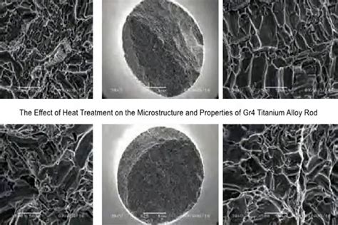 The Effect Of Heat Treatment On The Microstructure And Properties Of Gr4 Titanium Alloy Rod