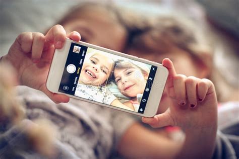 Self Time In Bed Stock Image Image Of Holding Home 119963599