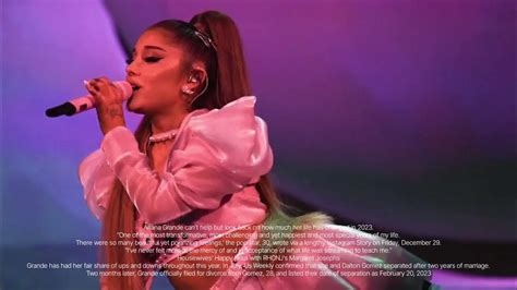 Ariana Grande Says She Felt ‘deeply Misunderstood While Reflecting On