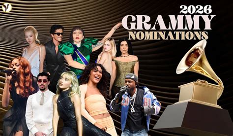 2026 Grammy Nominations Kendrick Lamar And Lady Gaga Lead The Pack