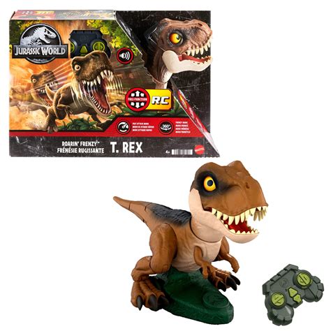 Jurassic World Roarin‚Äô Frenzy T Rex Rc Toy 16 Long 10 Tall