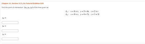 Solved Chapter 11 Section 115 Go Tutorial Problem 029